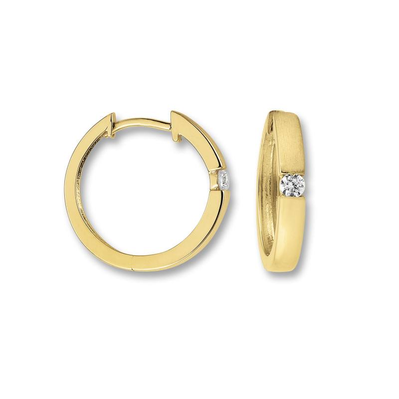 Creole Zirkonia 333/- Gelbgold 16,0 mm, 249,00